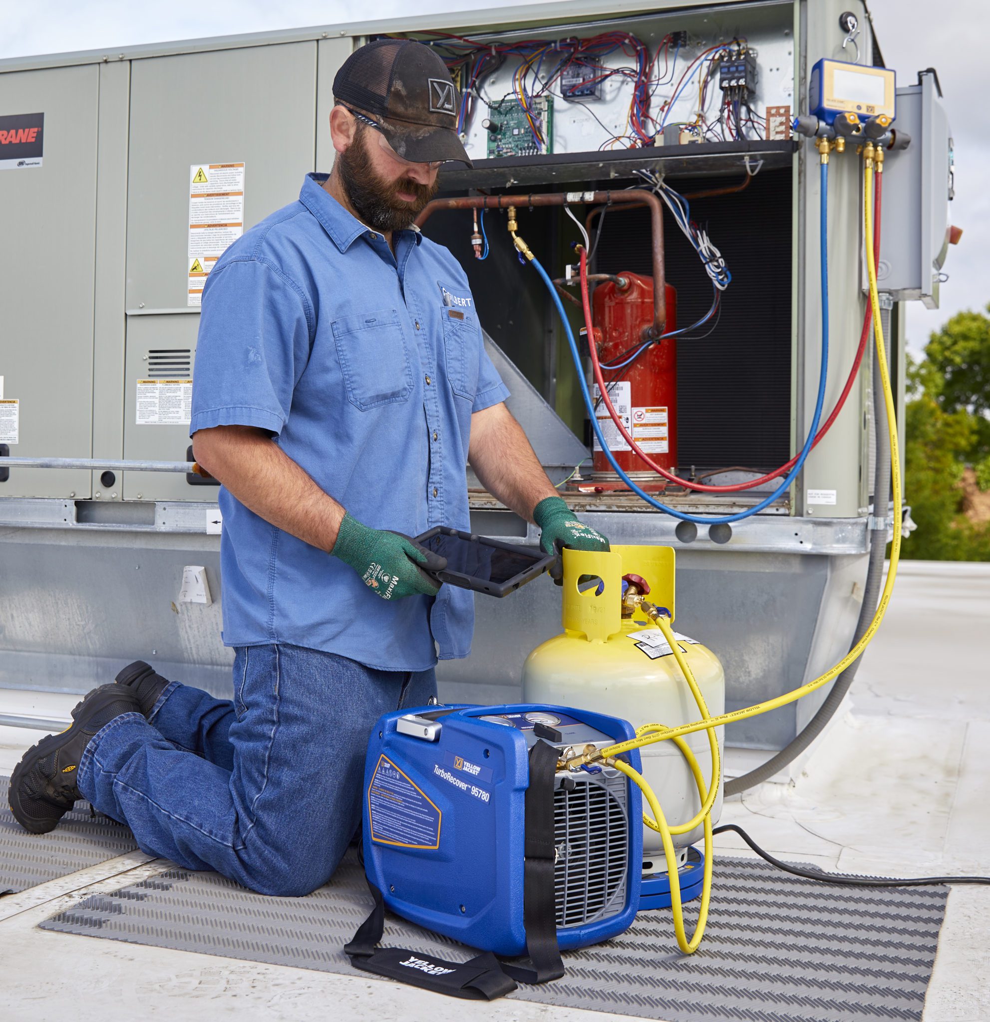 TurboRecover® Recovery Machine - Yellow Jacket HVAC Supplies and Products