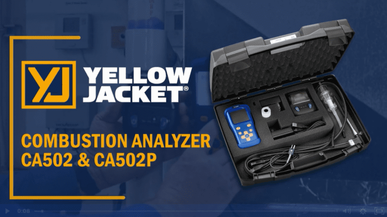 Combustion Analyzer CA502 - Yellow Jacket HVAC Supplies and Products