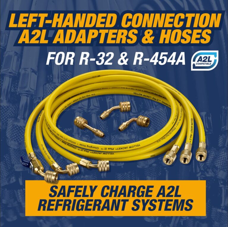 A2L Adapters and Hoses - Yellow Jacket HVAC Supplies and Products