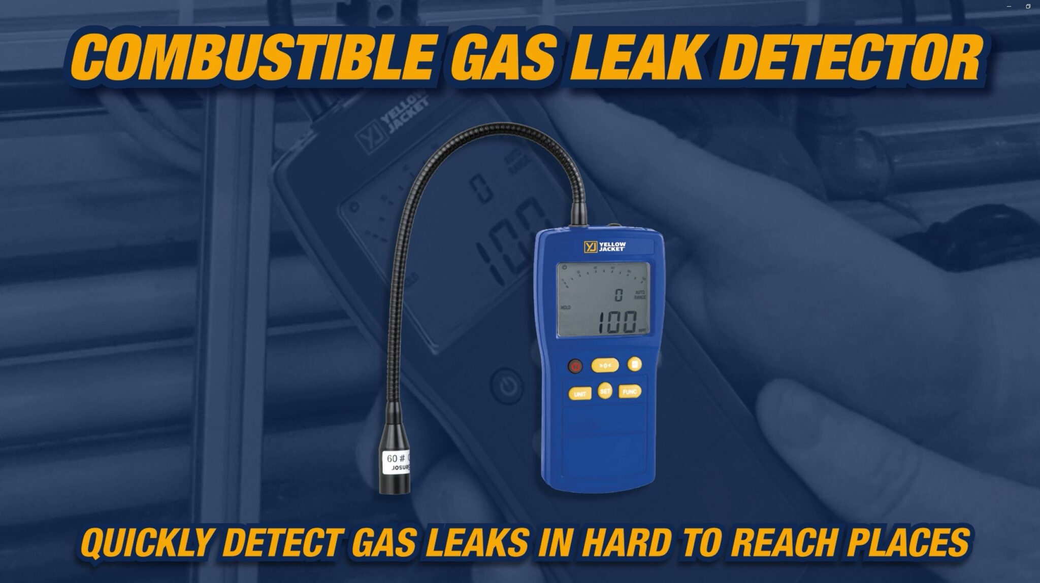 Combustible Gas Leak Detector - Yellow Jacket HVAC Supplies and Products