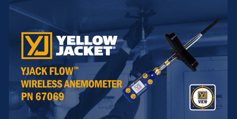 YJACK FLOW™ Anemometer - Yellow Jacket HVAC Supplies and Products