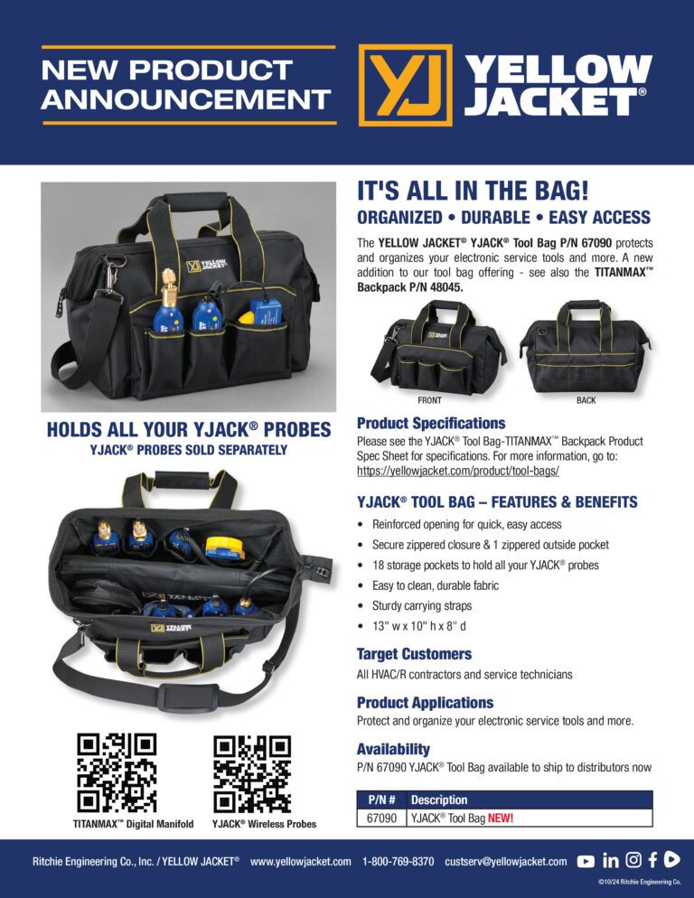 New Product Announcement - YJACK Tool Bag - Yellow Jacket